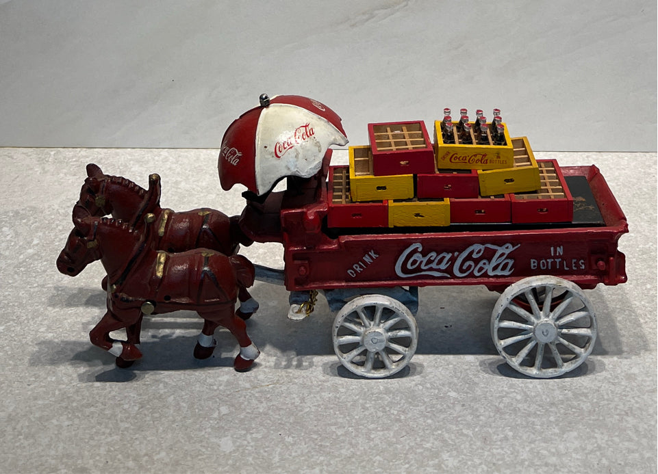 Cast Iron Coca Cola Wagon – Consignment Corner Inc.